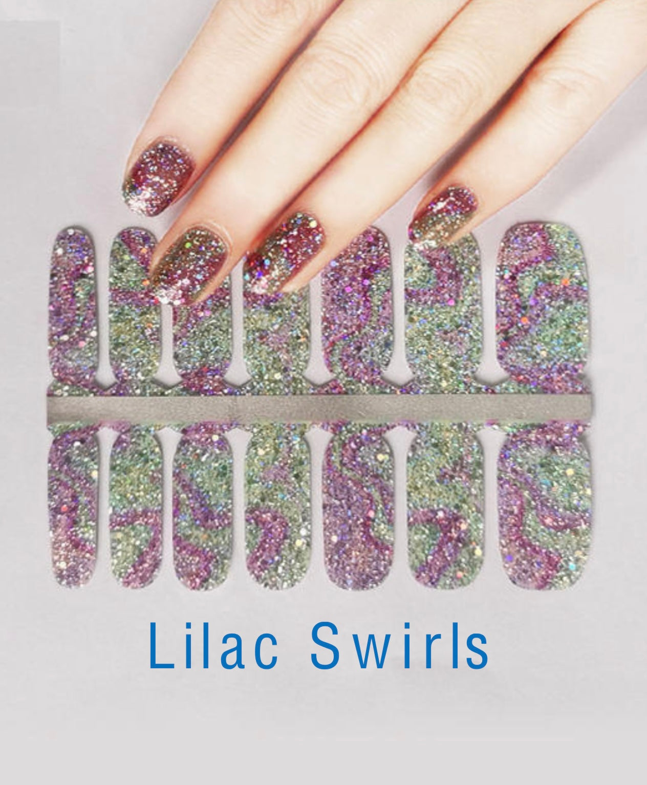 Lilac Swirls – ShiBella Nails